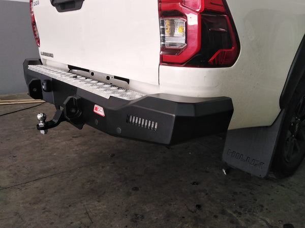 MCC Toyota Hilux GD6 (2016-Present) Rocker Rear Bumper w/ Towbar ...