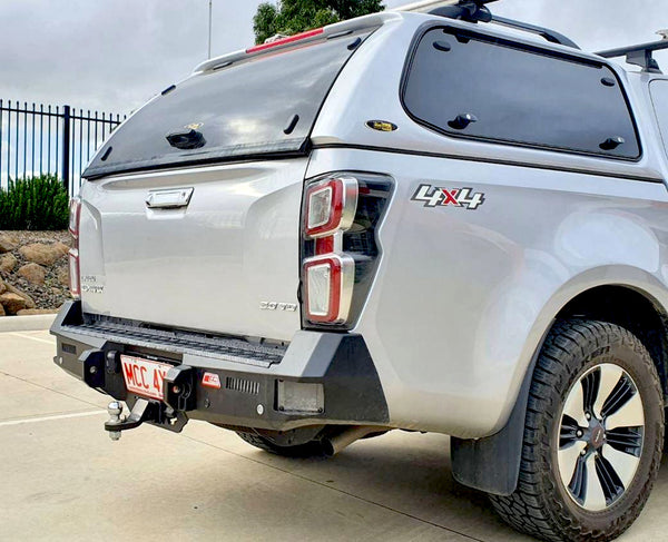 MCC Isuzu D-MAX Gen 7 (2022-Present) Rocker Rear Bumper w/ Towbar ...