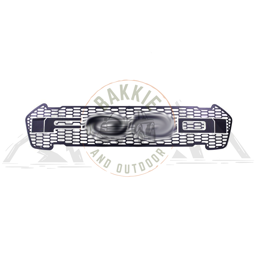 Top LED Grill Black and White - (Aftermarket) Suitable for Ford Ranger ...