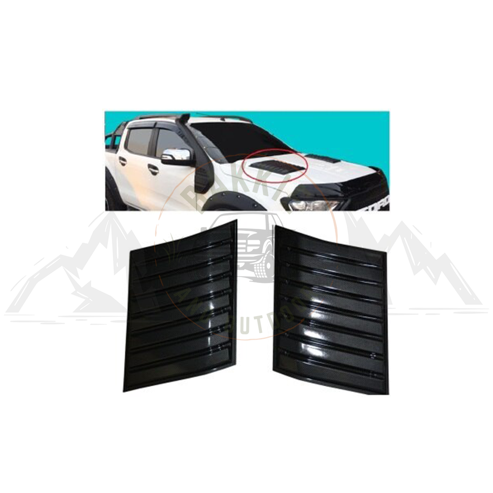 Ford Ranger T6 Facelift Bonnet Vents Carbon – Bakkie & Outdoor