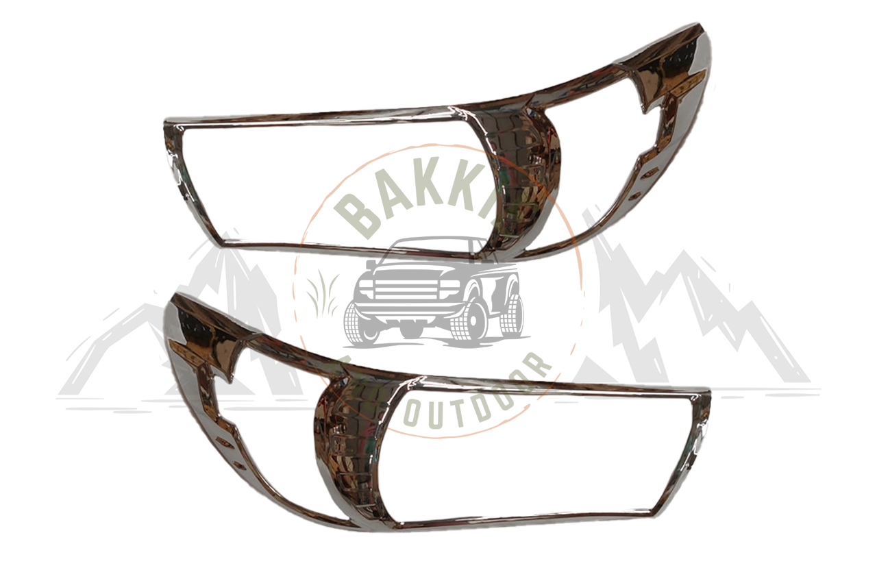 Toyota Hilux 2016-2018 Headlight Cover Trim Matt Black – Bakkie & Outdoor