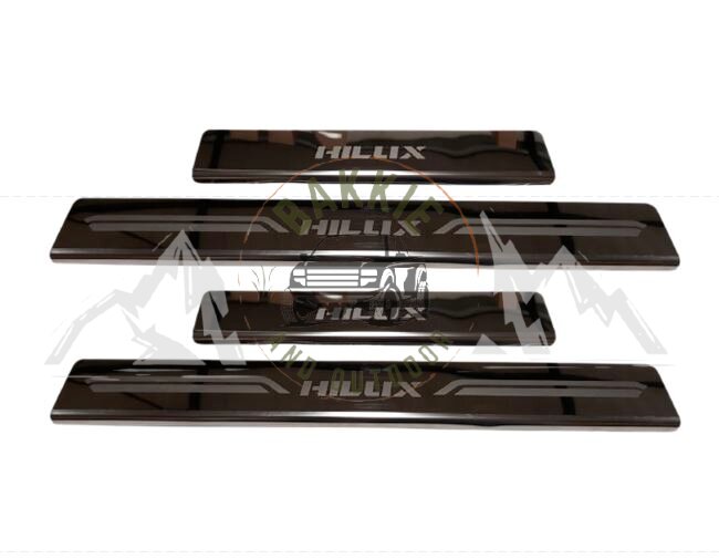 Toyota Hilux 2016-2021 Stainless Steel Scuff Plates – Bakkie & Outdoor